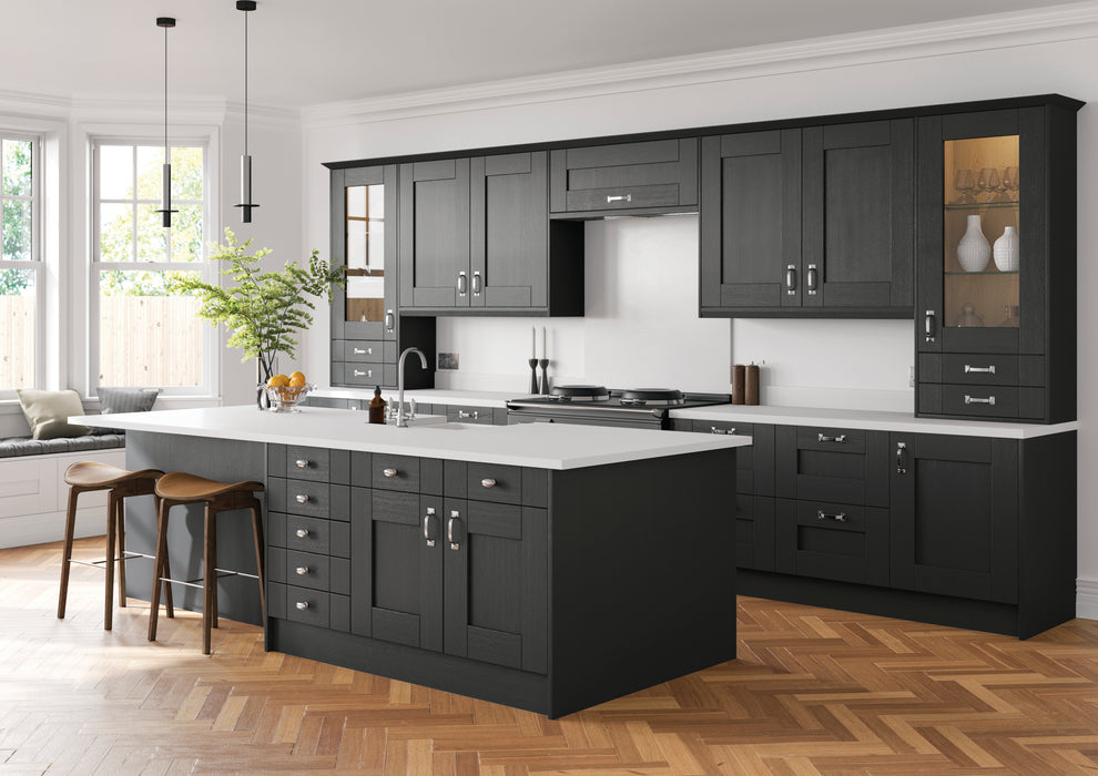 Cavallo Anthracite Shaker Kitchen Doors | Modern Dark Grey – The ...