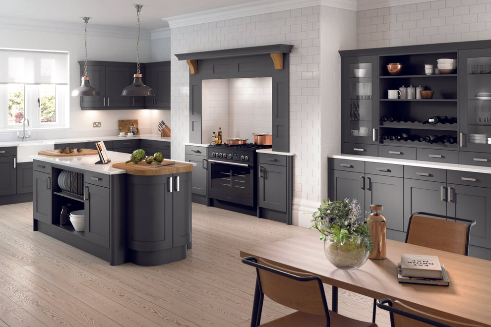 Harrogate Anthracite Painted Shaker Kitchen Doors – Modern & Durable ...