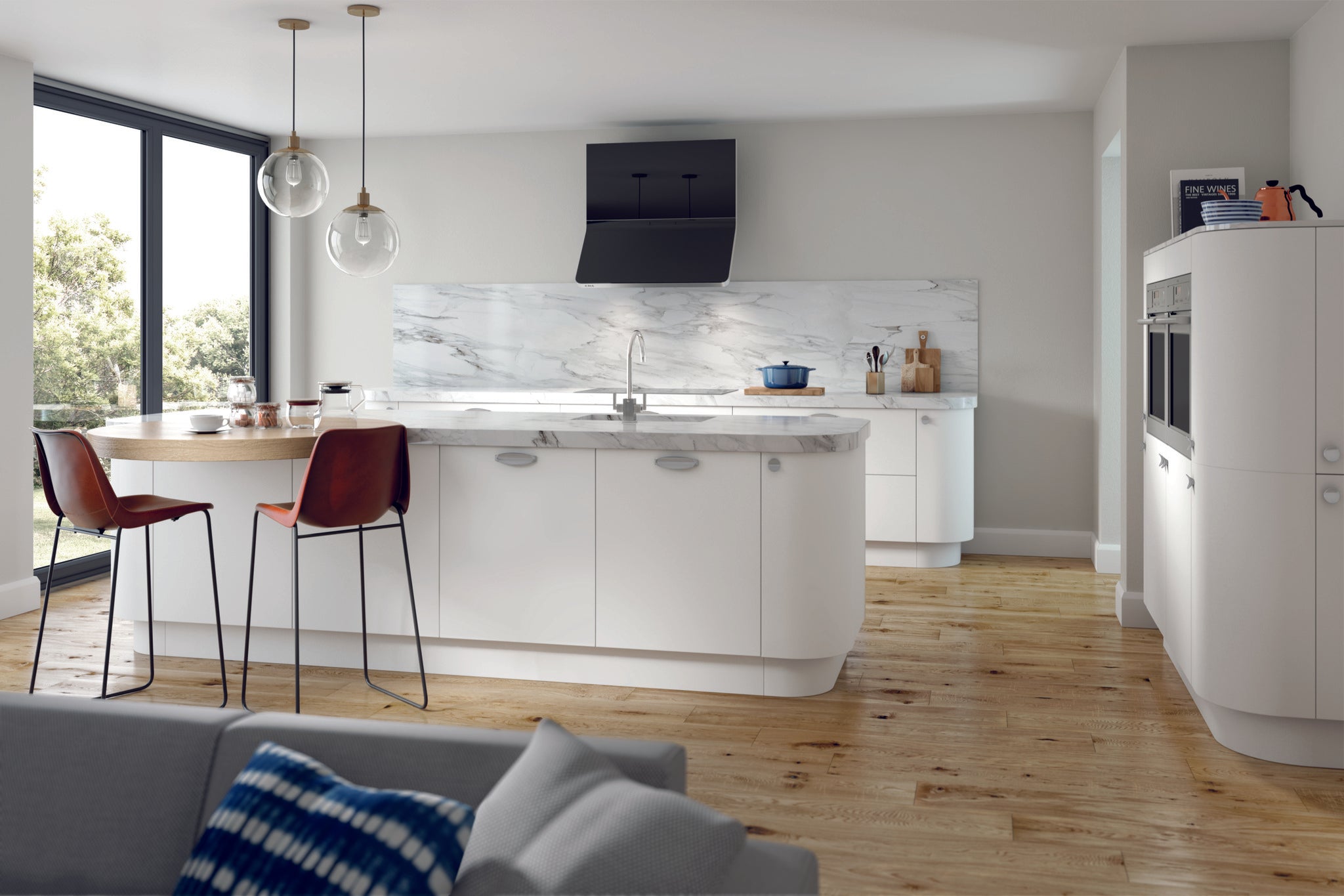 Valencia White Matt Kitchen Finishing Components – Modern Style – The ...